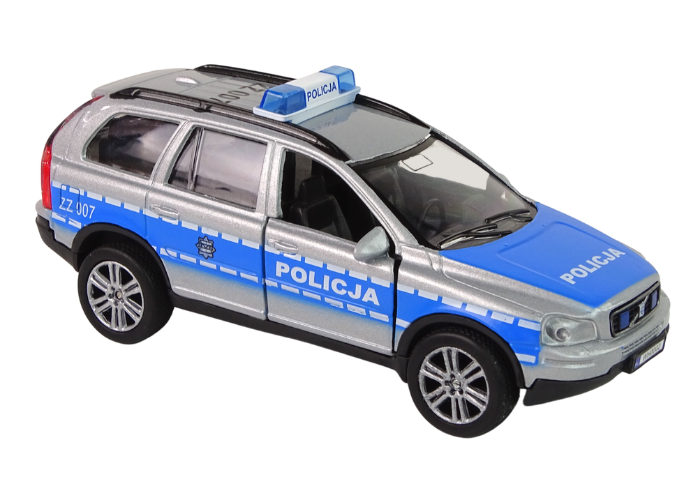 Metal Car Volvo XC90 Police Sound Lights HKG002 | Toys \ Cars \ Autobusy