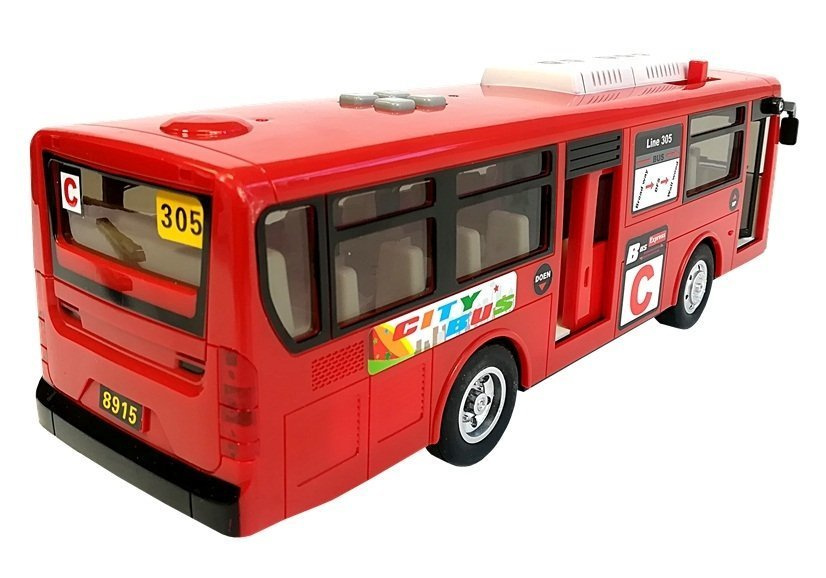 Music Bus with Friction Drive and Red Lights | Toys \ Cars \ Autobusy