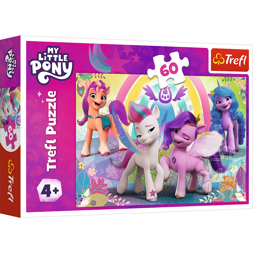 My Little Pony Puzzle 60 pcs. In the world of friendship Trefl 17390 ...