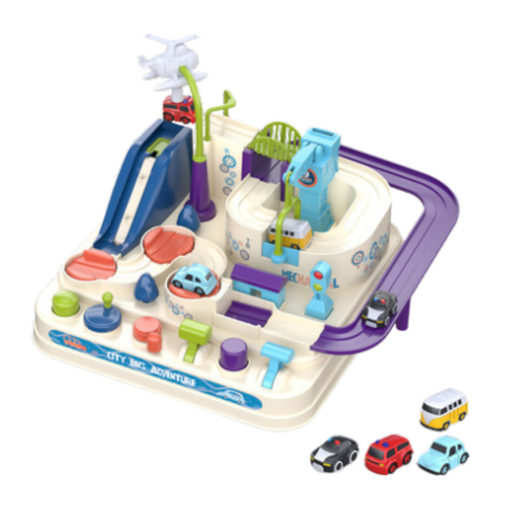 Obstacle Course Interactive Parking For Children Four Cars | Toys ...