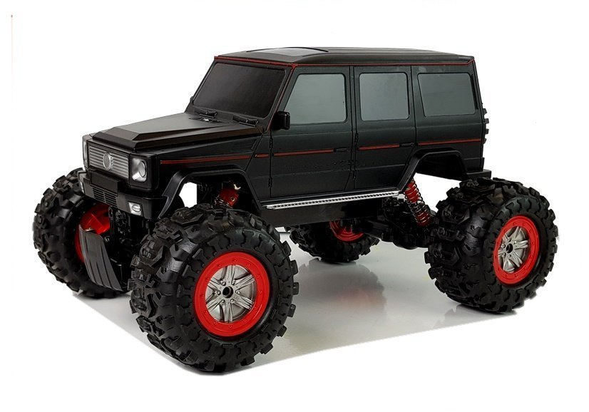 Off-road Car Amphibious 4x4 Remote Controlled 1:12 R / C Black | Toys ...
