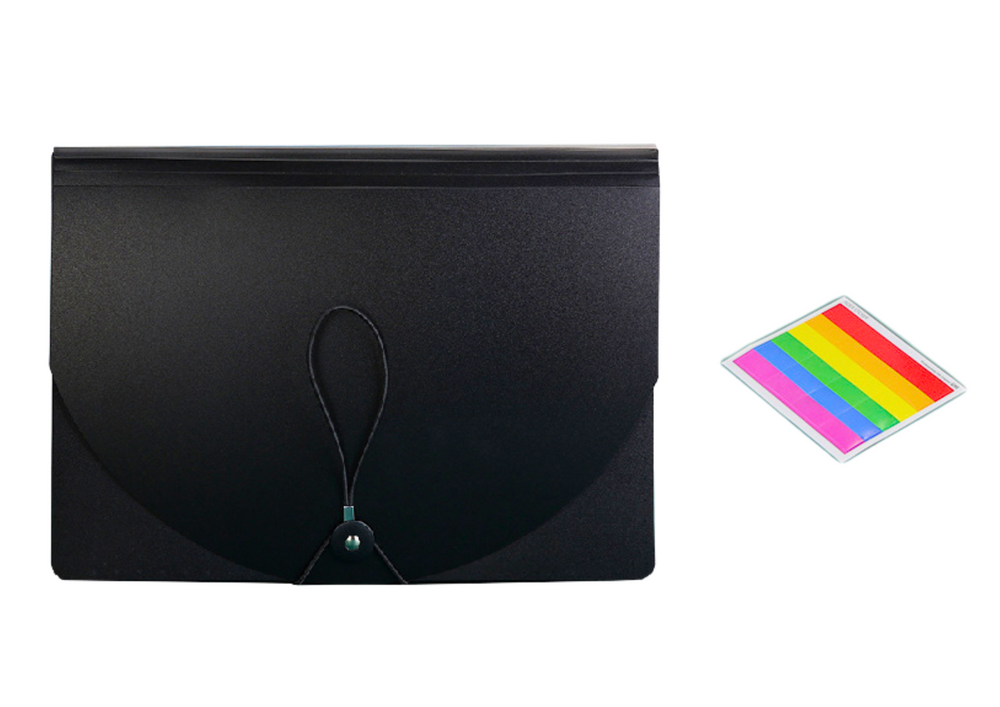 Organizer Folder With Compartments Colorful Tabs Documents A4 | School ...