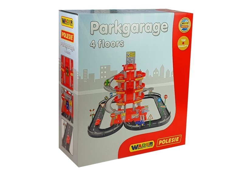 Parking Lot Playset with Road and Cars | Toys \ Train sets and racing ...