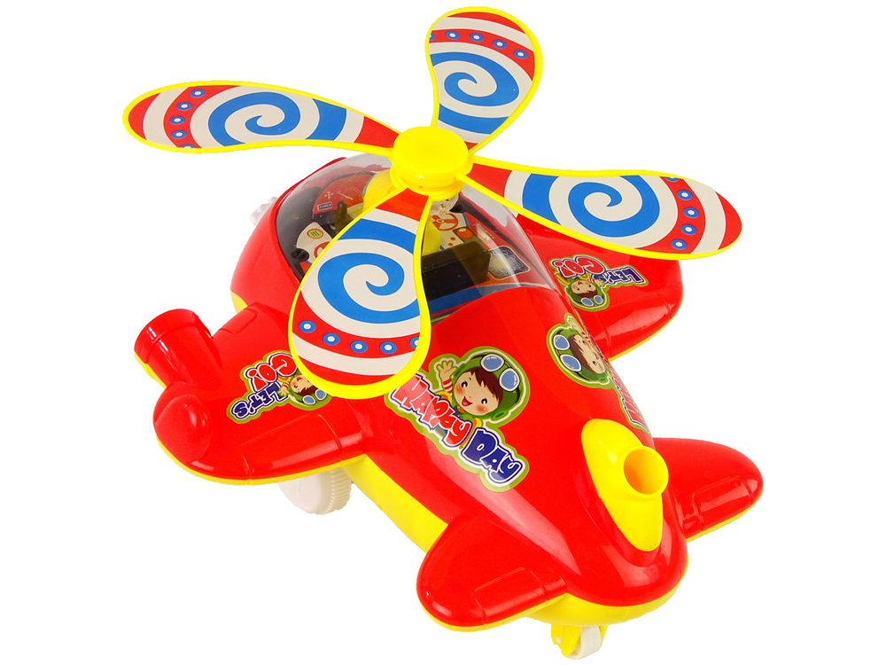 Plane Pusher Bell Stick Pilot Red | Toys \ Planes