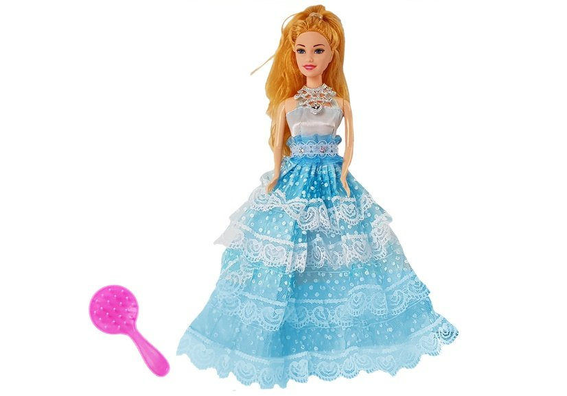 Princess doll Blue Dress Brush 28 cm | Toys \ Dolls, houses, buggys