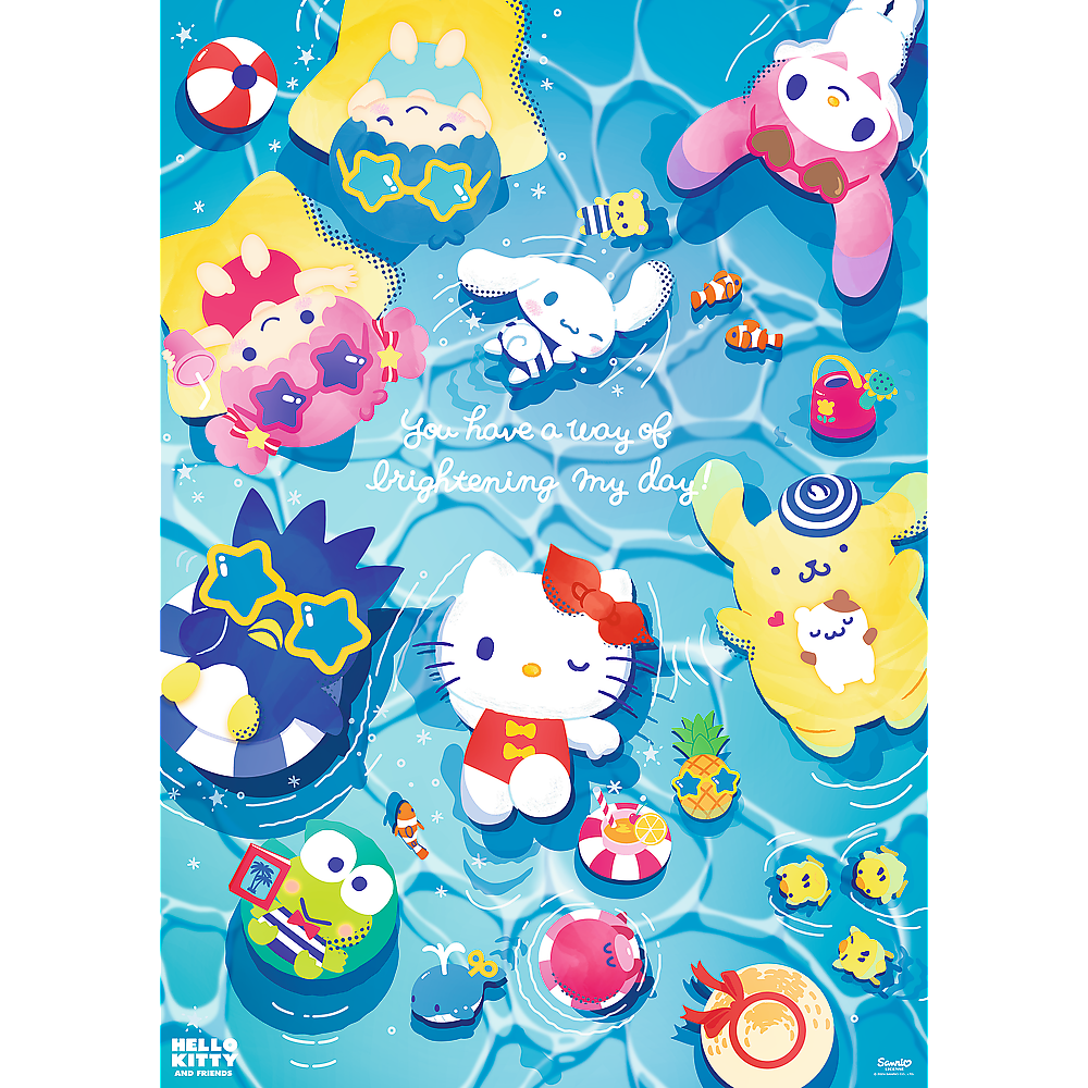 Puzzle - 1000 Premium Plus - Hello Kitty Summer Relaxation Trefl 12067 ...