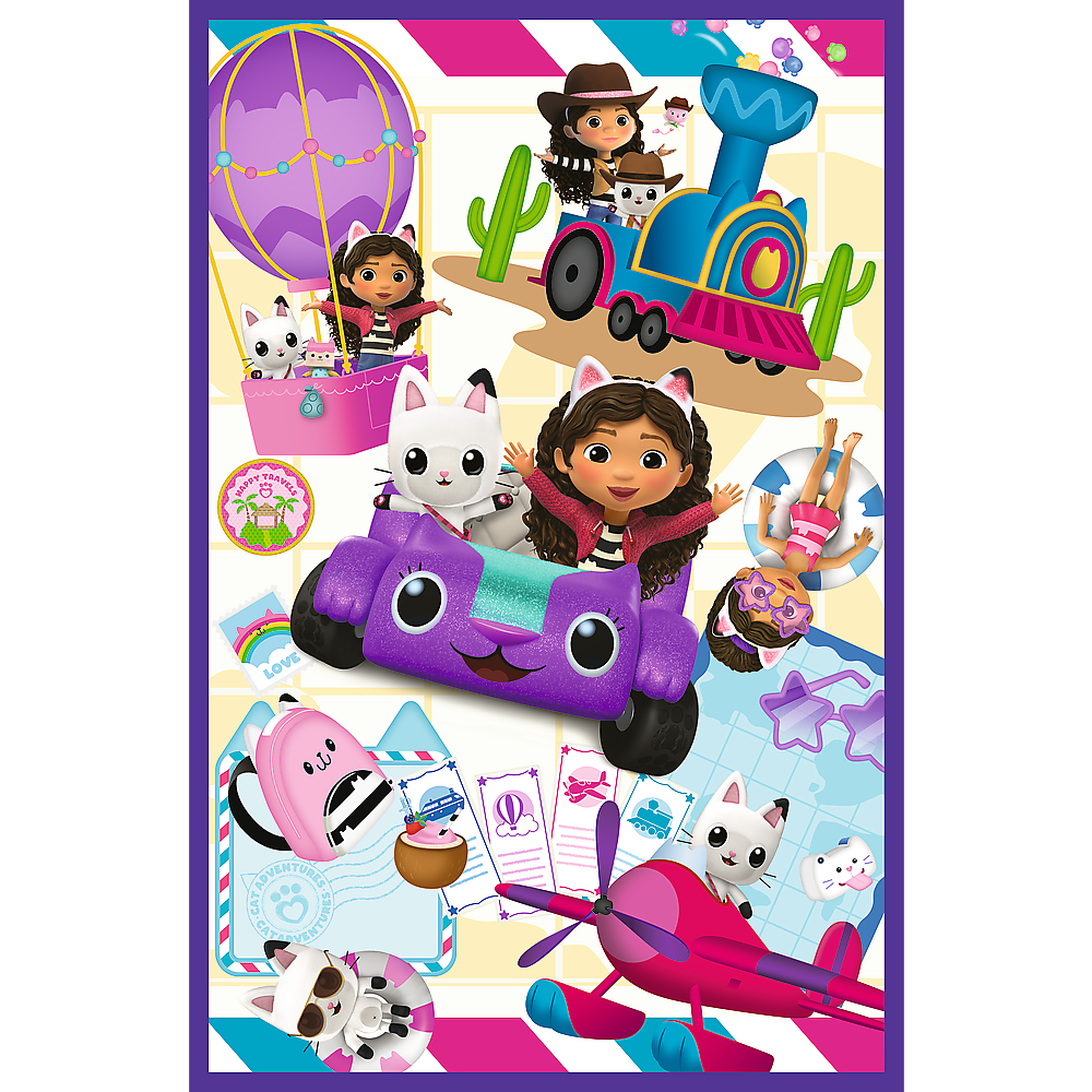 Puzzle 3x80 - Colorful Days of Gabby Trefl 34882 | Toys \ Jigsaw ...