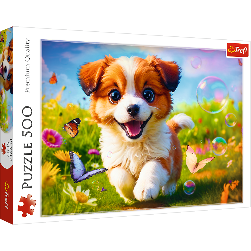 Puzzle - 500 - Happy Dog Trefl 37524 | Toys \ Jigsaw & puzzle New ...