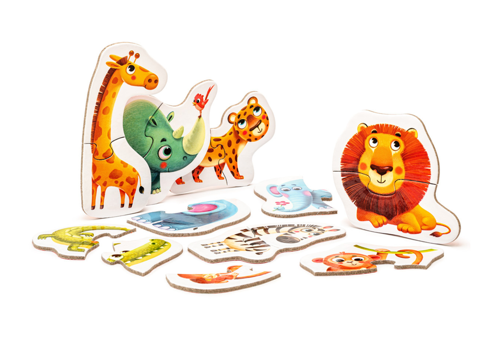Puzzle African Animals 8 Animals 14774 | Toys \ Jigsaw & puzzle