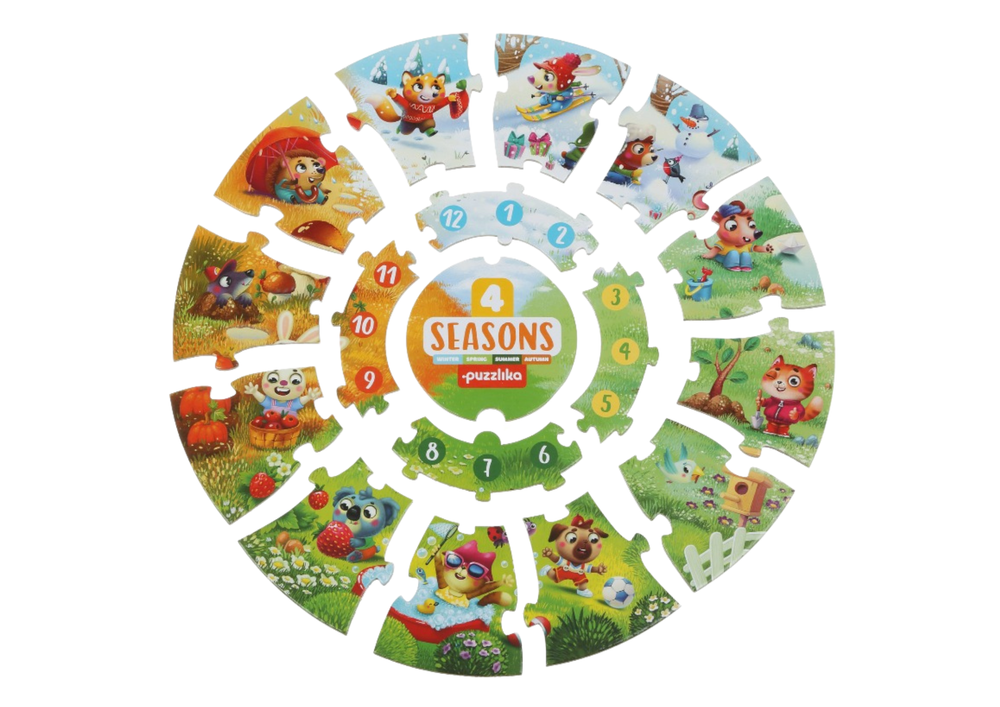 Puzzle Amazing 4 Seasons Months 15238 | Toys \ Jigsaw & puzzle