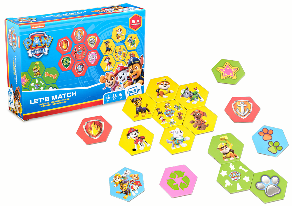 Puzzle Game For Kids Paw Patrol Let's Match | Toys \ Karty