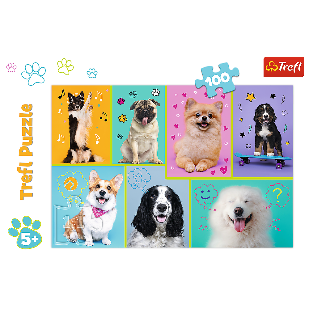 Puzzle - In the world of dogs - Trefl 16421 | Toys \ Jigsaw & puzzle ...