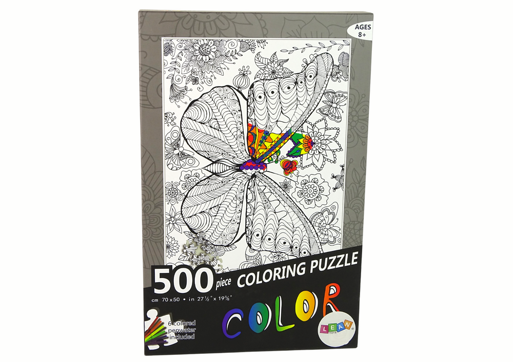Puzzles to colour 500 Elements Butterfly | Toys \ Creative toys \ DIY