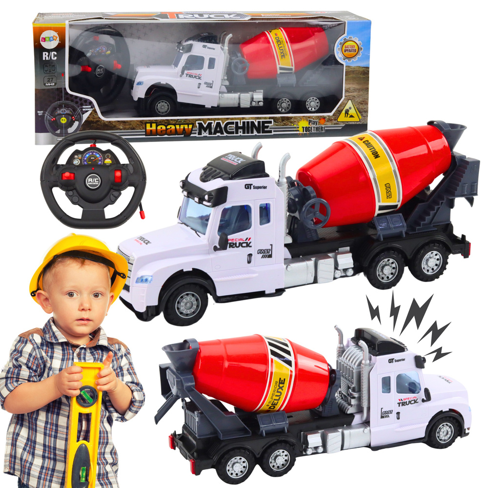 RC Concrete Mixer Truck Remote Control Light and Sound Effects | Toys ...