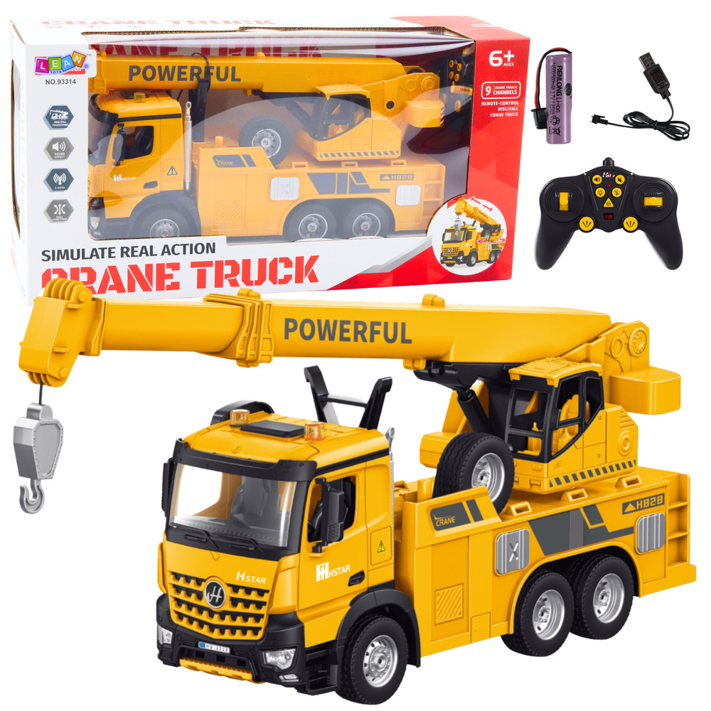 Remote Controlled Crane Hook RC 2.4G 9CH Yellow | Toys \ R/C vehicles ...