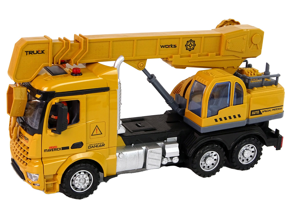 Remote Controlled Crane Truck Pilot 2.4G Sound Lights | Toys \ R/C ...