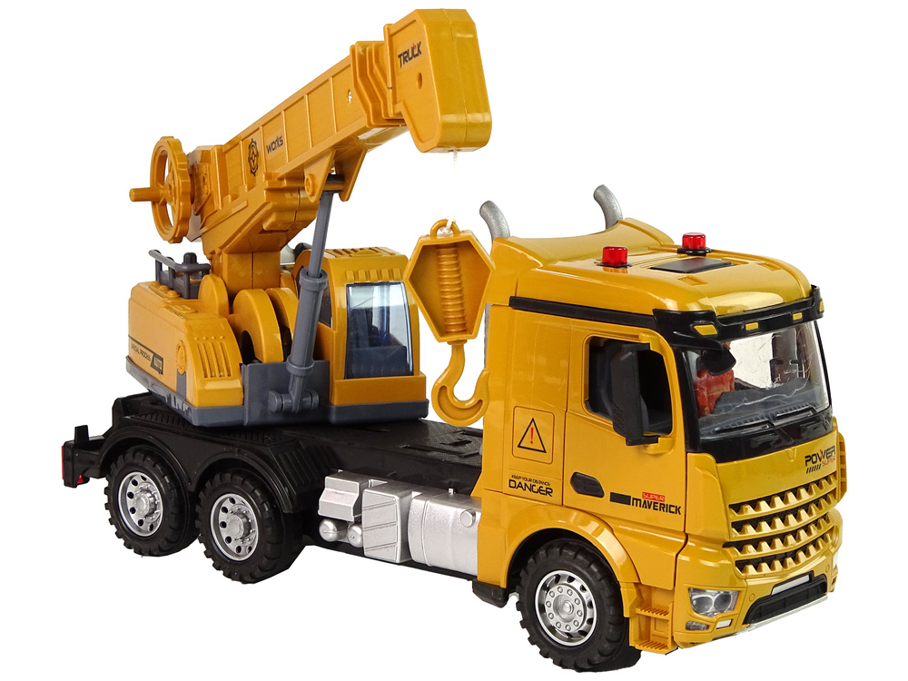 Remote Controlled Crane Truck Pilot 2.4G Sound Lights | Toys \ R/C ...