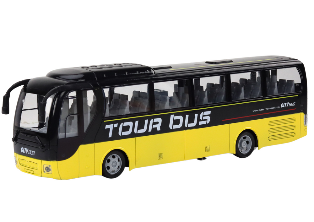 Remote Controlled RC Bus Yellow With Remote Control Light Effects ...