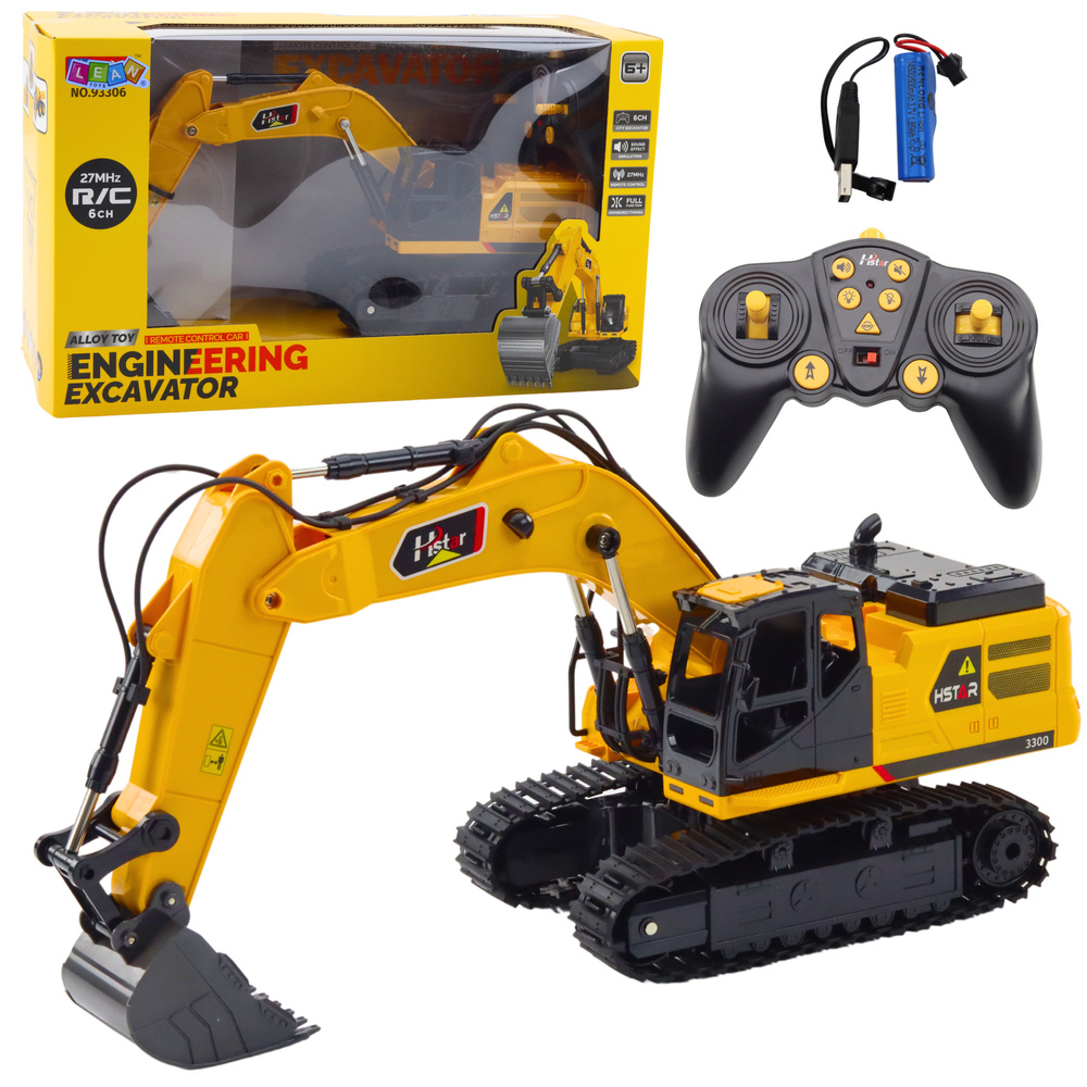 Remote Controlled RC Crawler Excavator Sounds 6CH 27MHz | Toys \ R/C ...