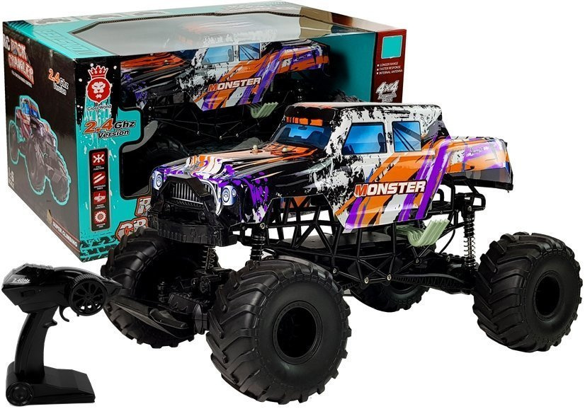 Remote Controlled Terrain Car 2.4G 4x4 Purple 57cm | Toys \ R/C vehicles