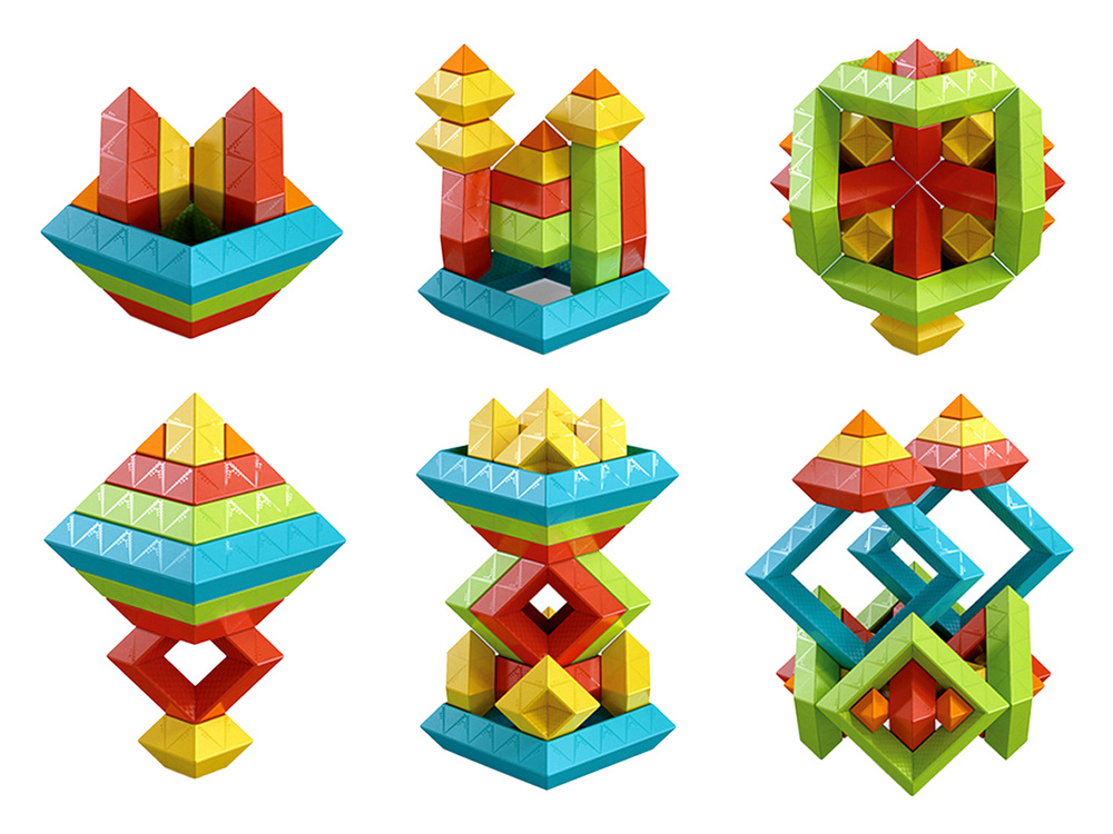 Rubantao Construction Figures Set 45 el. | Toys \ Educational toys