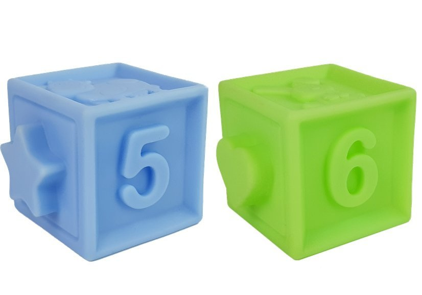 Sensory Set of Soft Blocks Animals Numbers 12 Pieces | Toys \ Toys of ...