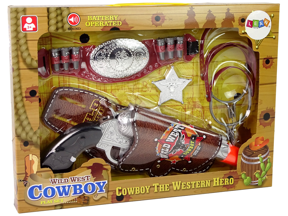 Set Cowboy Revolver Accessories | Toys \ Guns Toys \ Costumes and gadgets