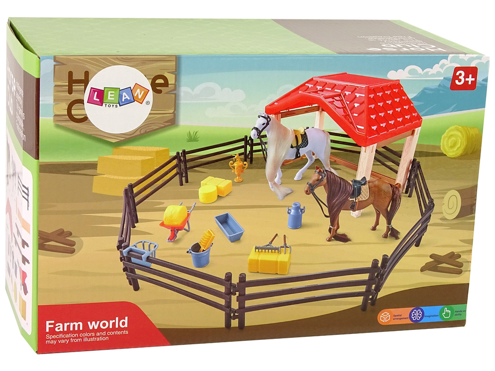 Set Farm Stable Figures Combing Horse Accessories | Toys \ Figures ...