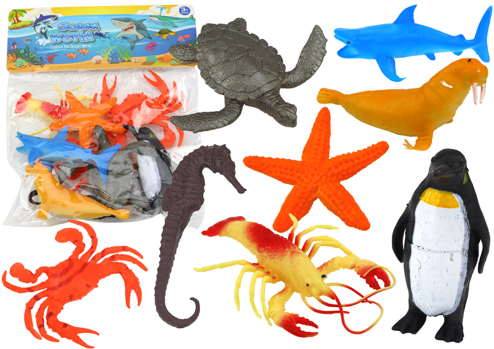 Set of 10 Underwater Sea Animal Figures | Toys \ Figures \ Pozostałe