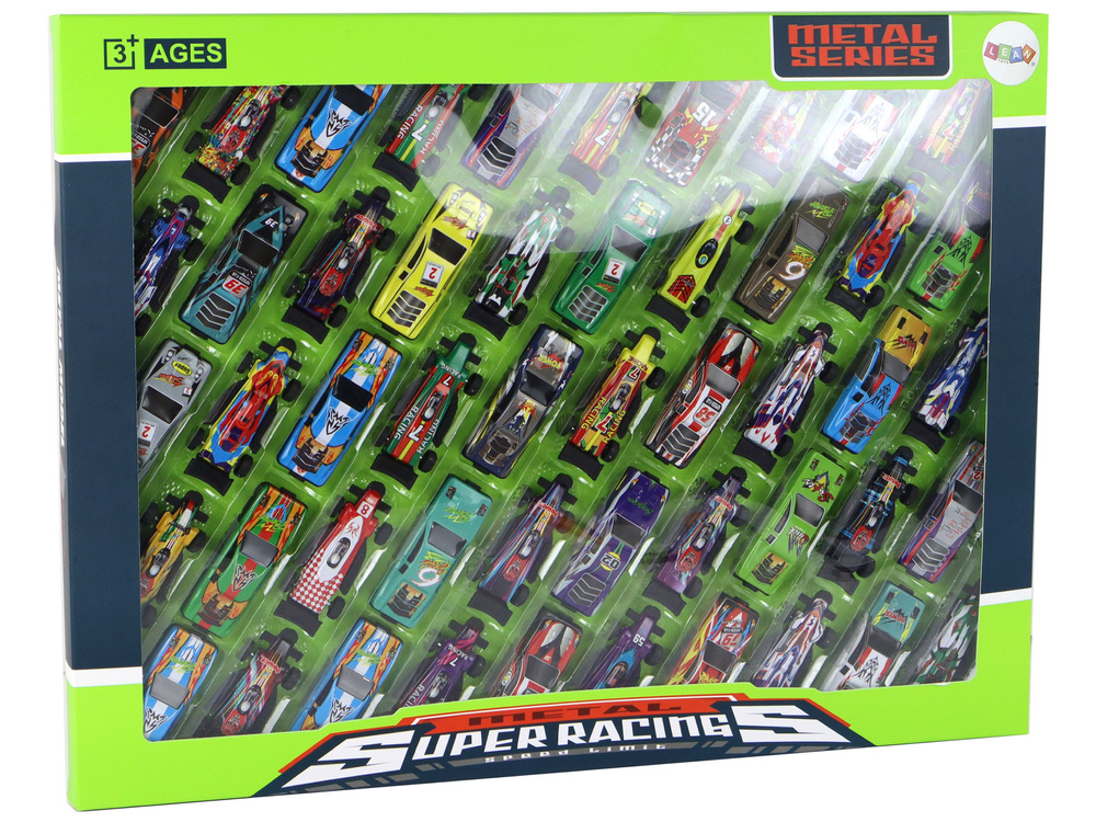 Set of 50 pieces of springs, colorful toy cars | Toys \ Cars \ Zestawy