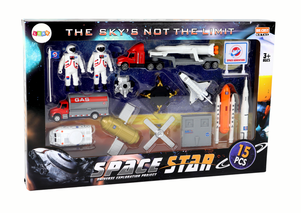 Set of Figures Space Truck Rocket 15 El. | Toys \ Kosmos