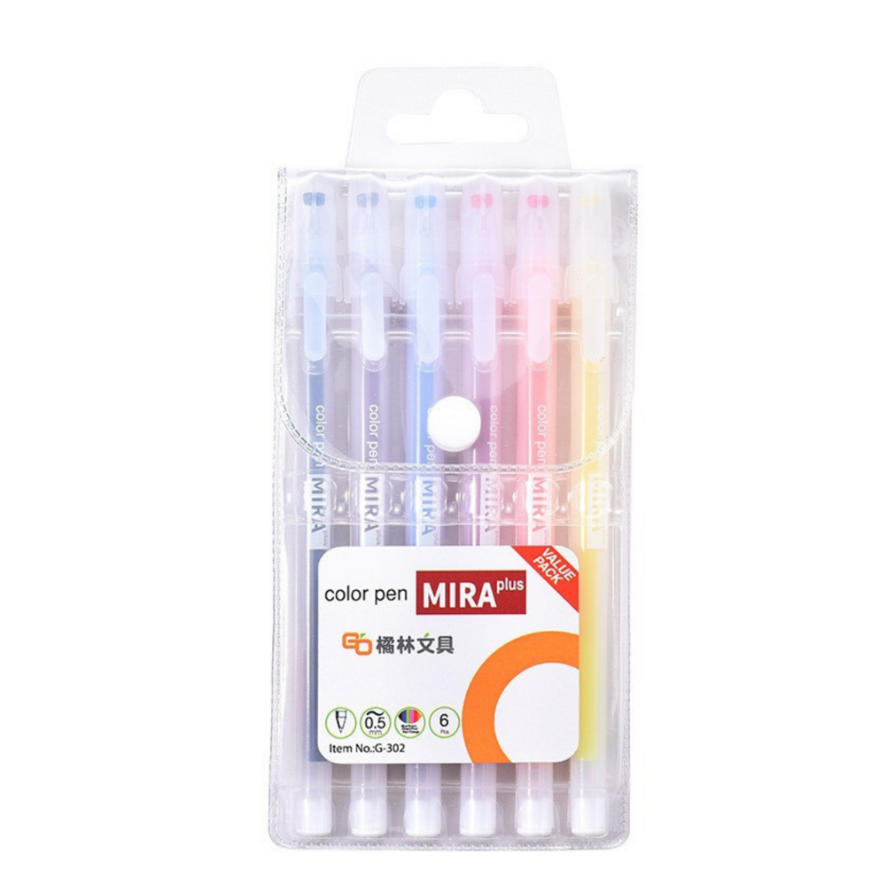 Set of Gel Pens Intense Colors Office School 12 Pieces | School ...