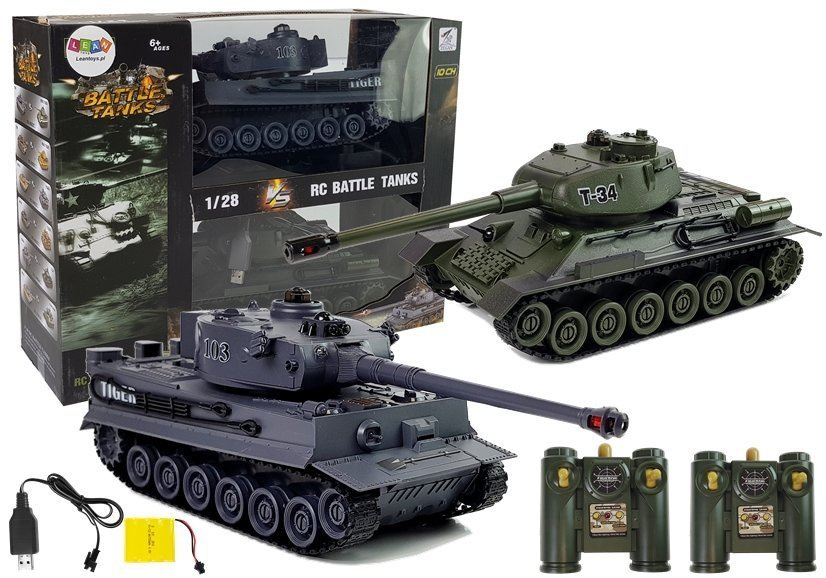 Set of Two Remote Controlled Tanks R/C | Toys \ R/C vehicles \ Wojskowe ...