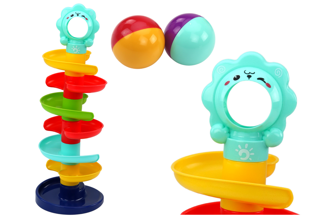 Slide Ball Run Colorful Spiral Tower | Toys \ Toys of newborns ...