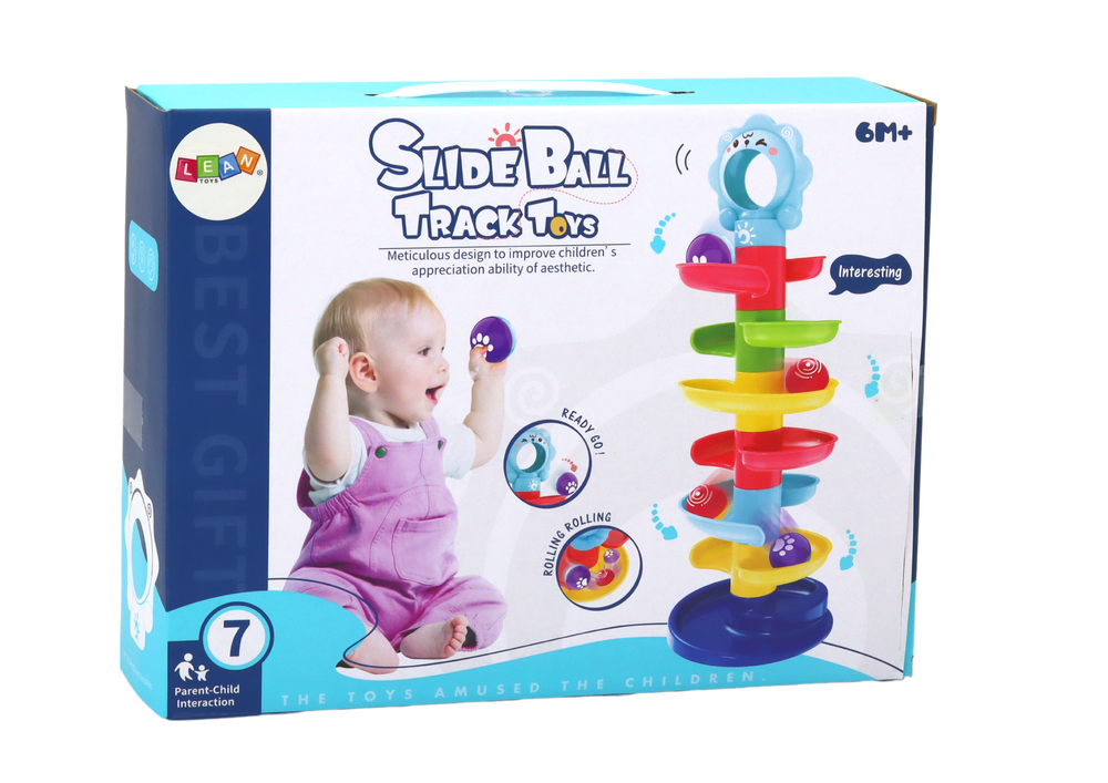 Slide Ball Run Colorful Spiral Tower | Toys \ Toys of newborns ...