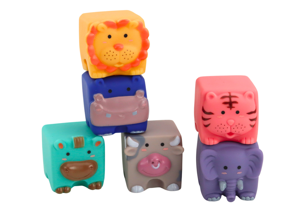 Soft Educational Blocks Animals Numbers Letters Colorful 12 Pcs | Toys ...
