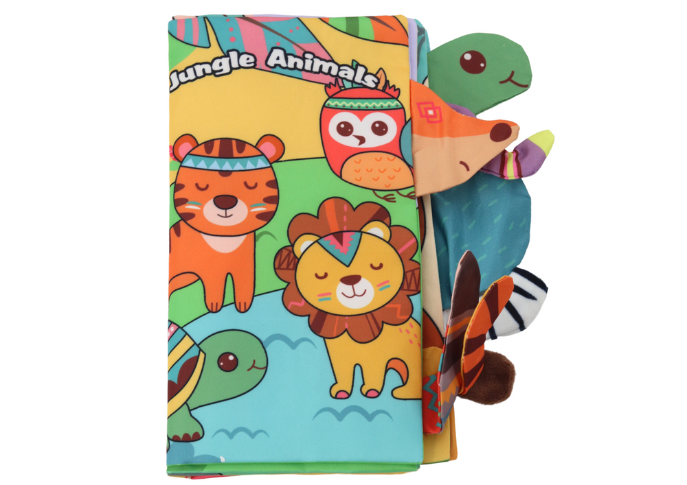 Soft Educational Book Rustling Animals Jungle | Toys \ Toys of newborns ...