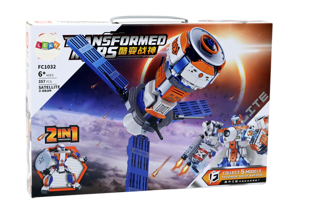 Space Construction Bricks Satellite 2in1 Robot 357 pcs. Cosmos | Toys ...