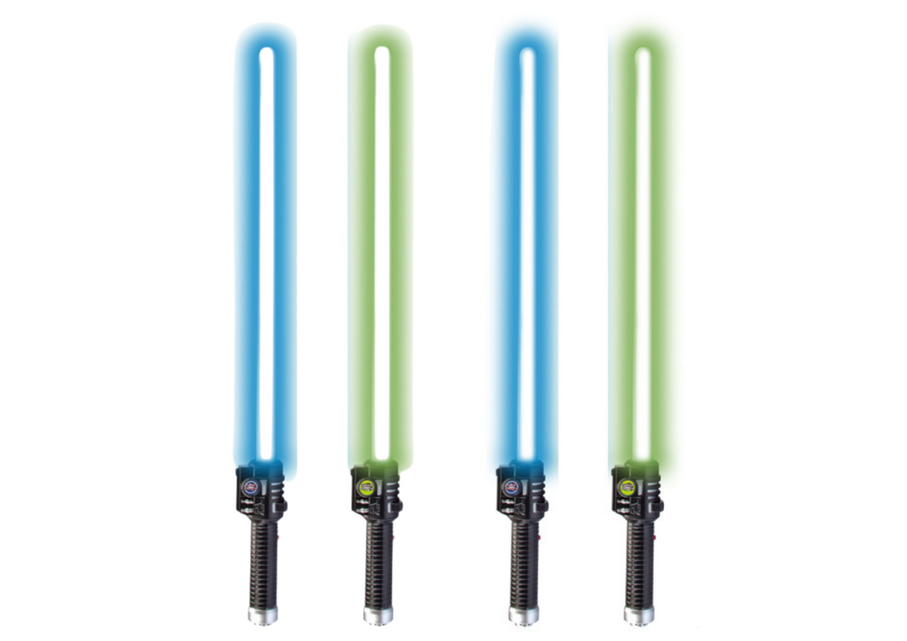 Space Lightsaber Battle Sound Green Blue 67cm | Toys \ Costumes and ...