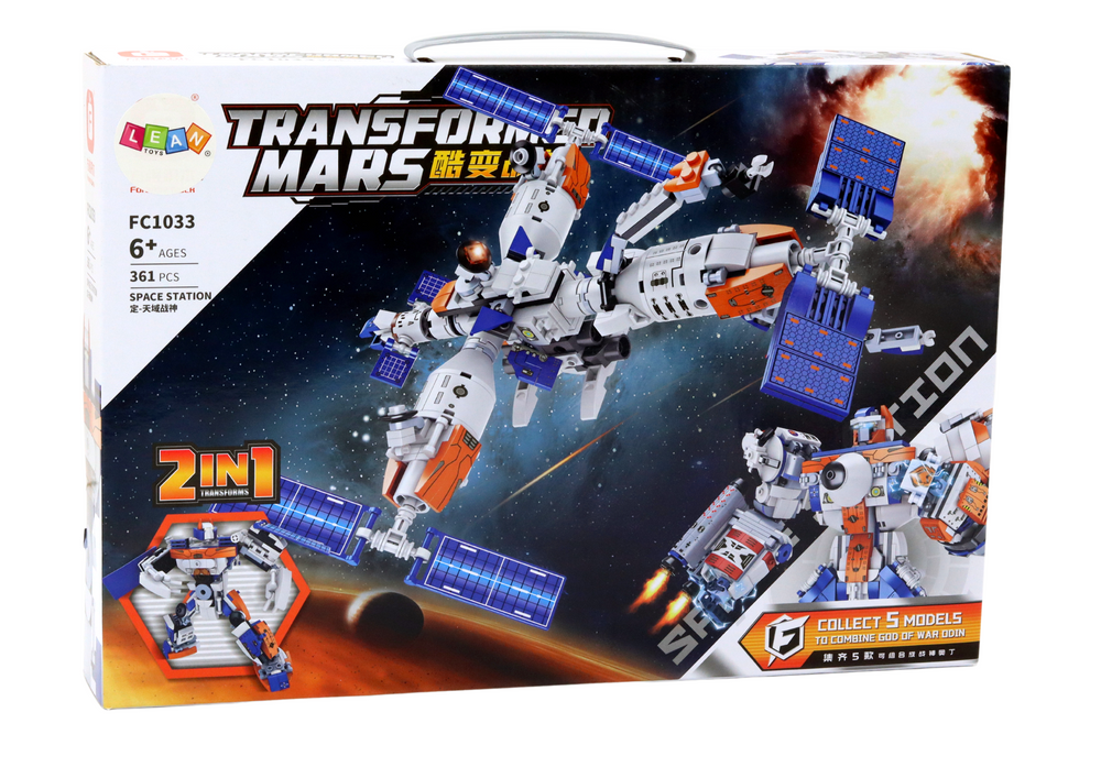 Space Station Space Construction Bricks 2in1 Robot Space 361 pieces ...