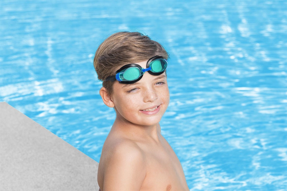 Swimming Goggles Blue Bestway 21005 | Swimming Pools & Accessories ...