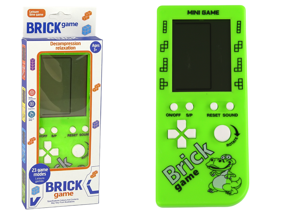 Tetris Brick Game Console Game Green | Toys \ Games \ Gry elektroniczne