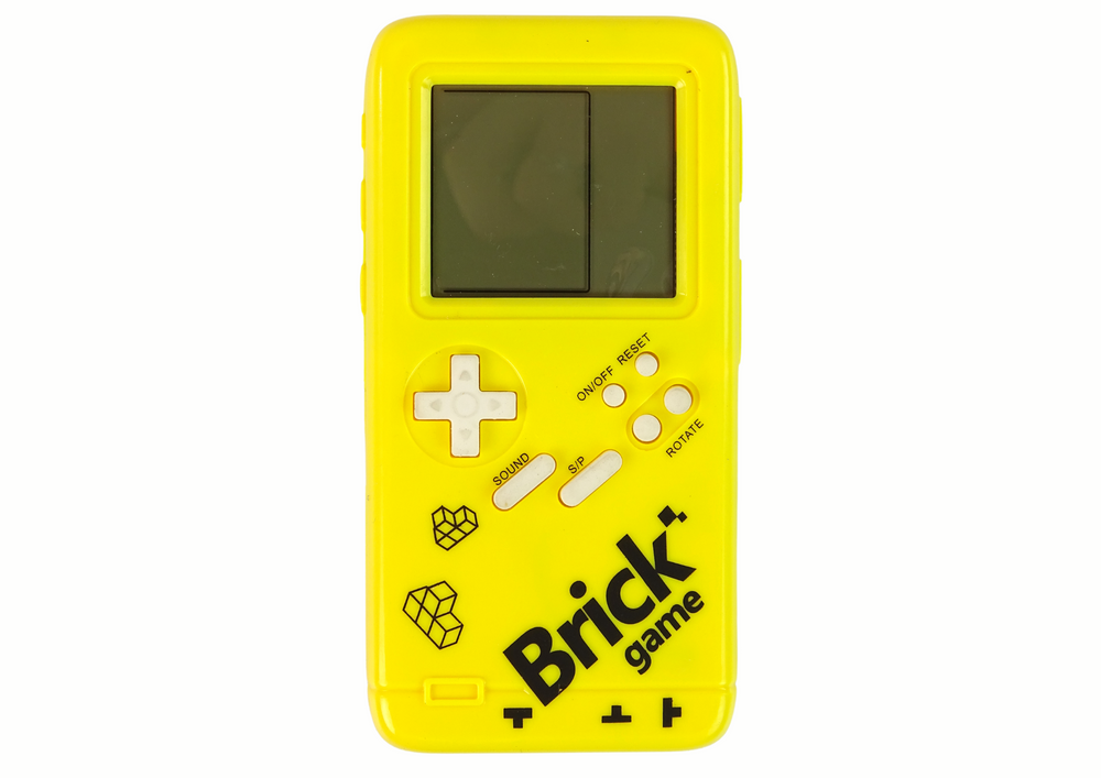 Tetris Brick Game Console Game Yellow | Toys \ Games \ Gry elektroniczne