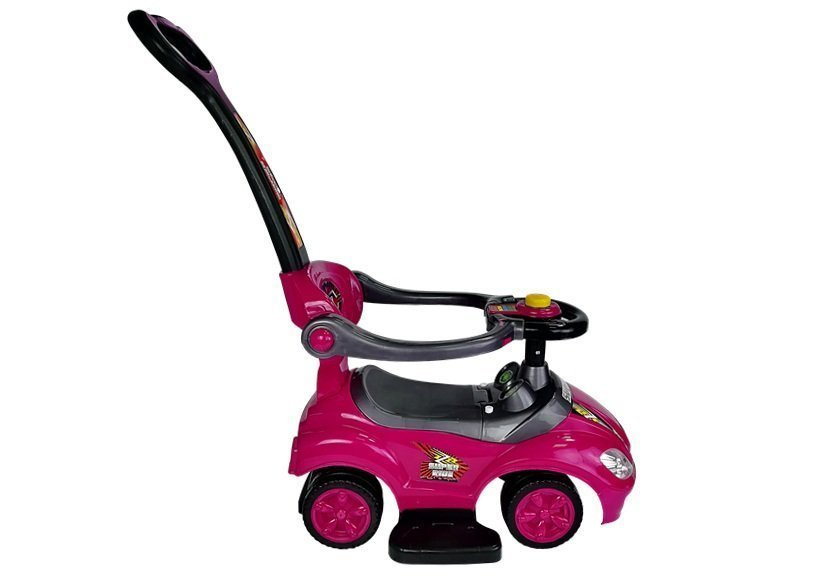 Toddlers Ride On Push Along with Parent Handle Mega Car 3in1 Pink ...