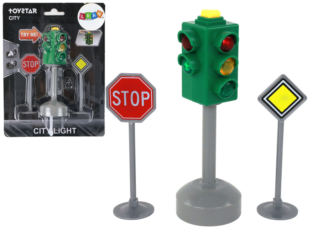 Traffic Light Signs Road Lights Sounds 12 cm | Toys \ Educational toys