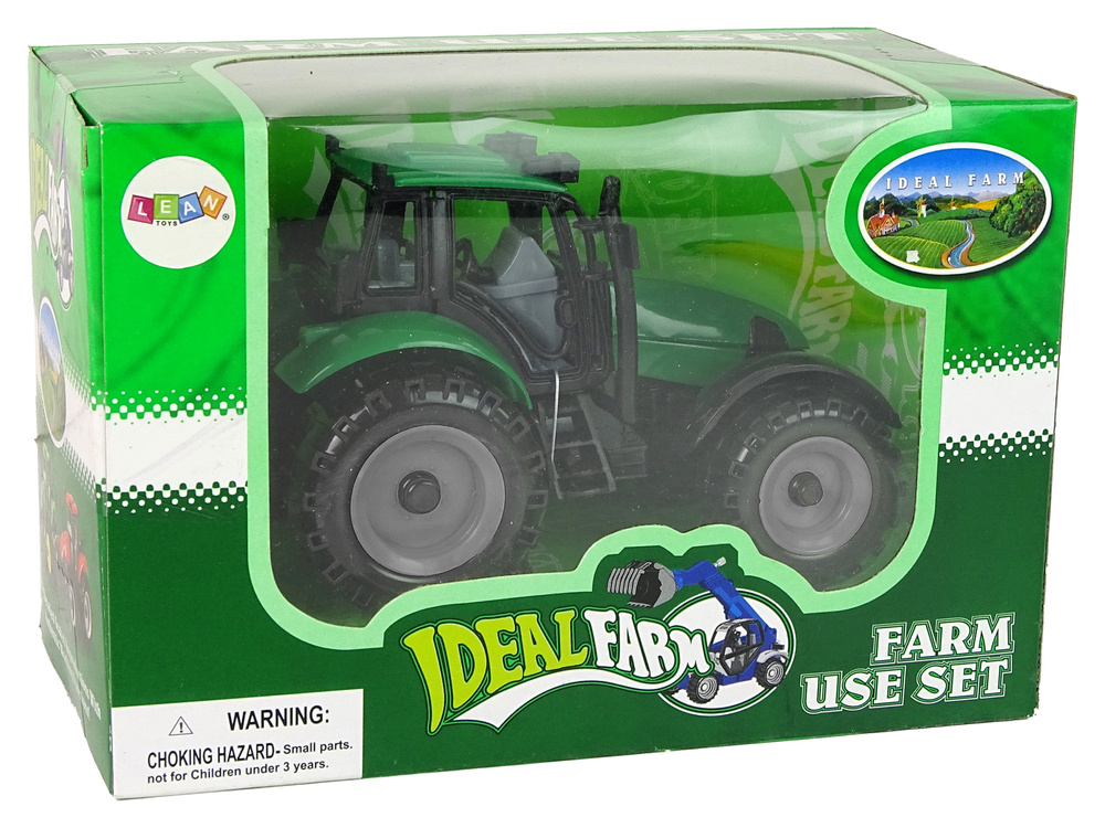 Traktor Ideal Farm Green Openable Hood | Toys \ Tractors