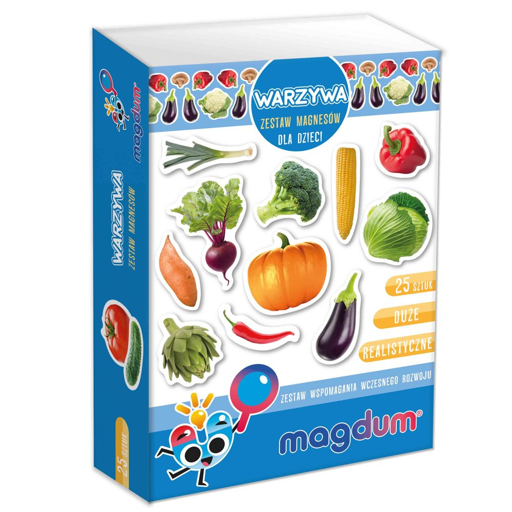 Vegetables MV 6032-12 Magnet Set | Toys \ Magnetic boards and magnets