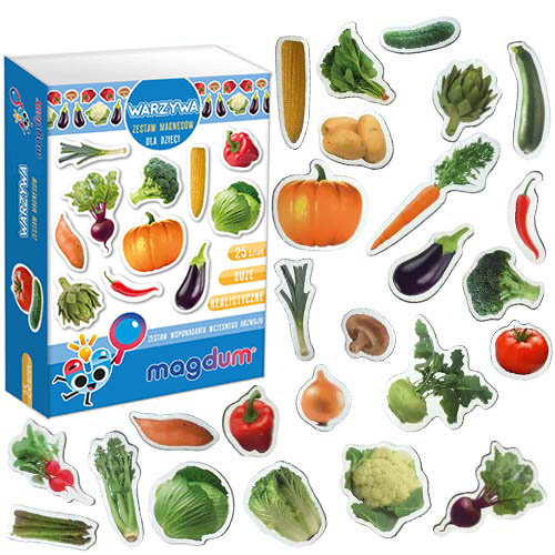 Vegetables MV 6032-12 Magnet Set | Toys \ Magnetic boards and magnets