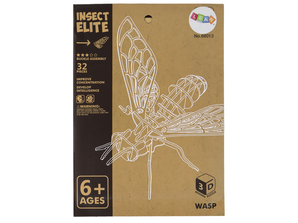 Wooden 3D Osa Spatial Puzzle Educational Combination 32 Elements | Toys ...