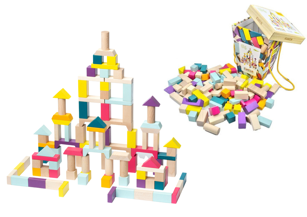 Wooden Building Blocks Construction Set 15184